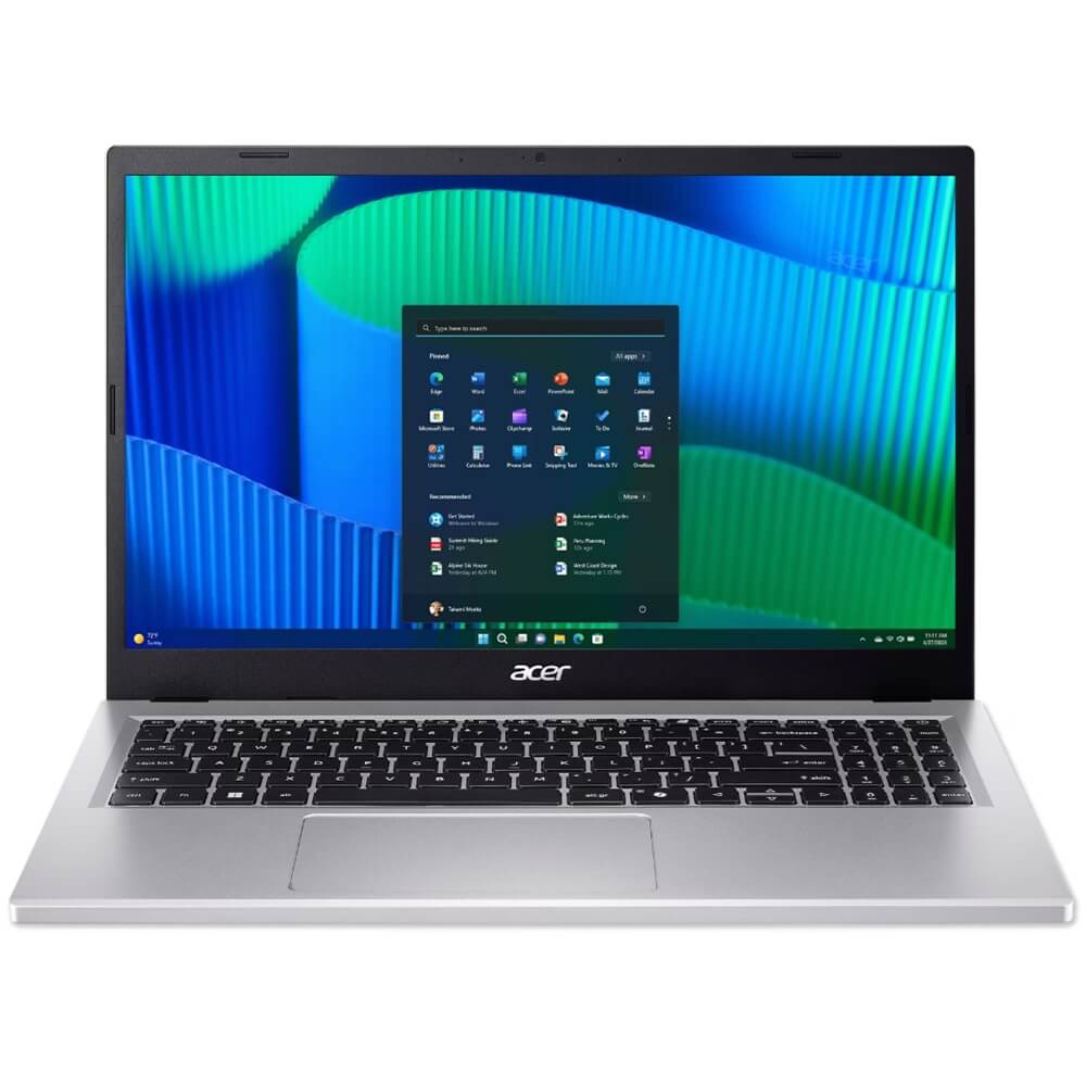 ACER EXTENSA- EX215-57- SILVER- NON-TOUCH- 15.6" FHD IPS COM